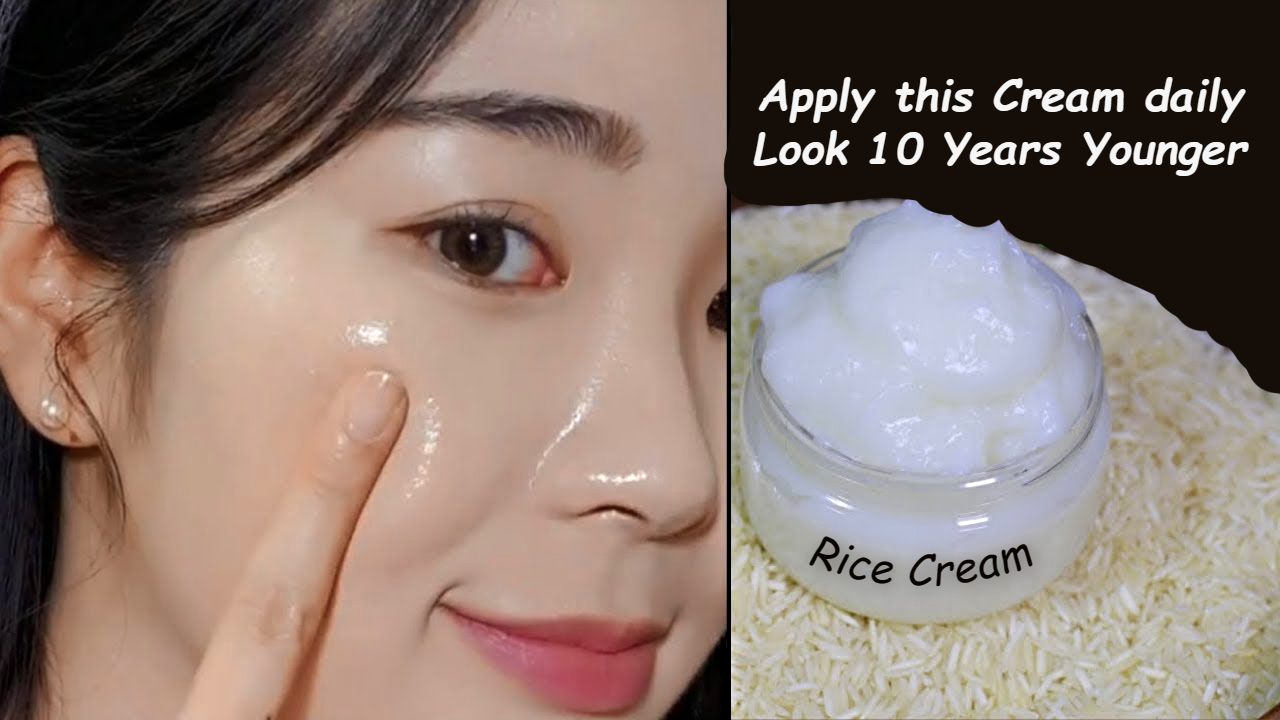DIY Rice cream for Glowing Skin